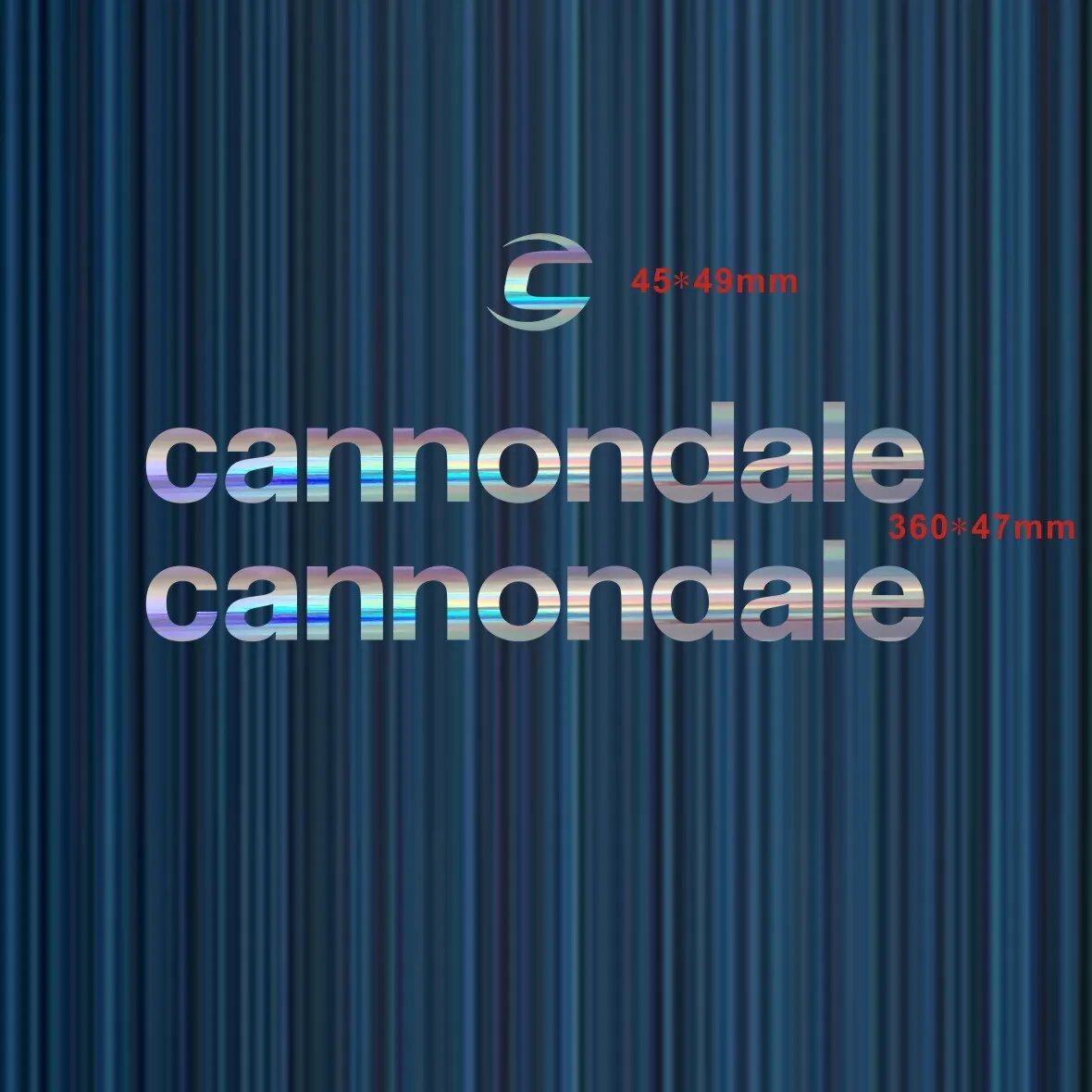 Набор декоративных наклеек Cannondale для гонок colorful