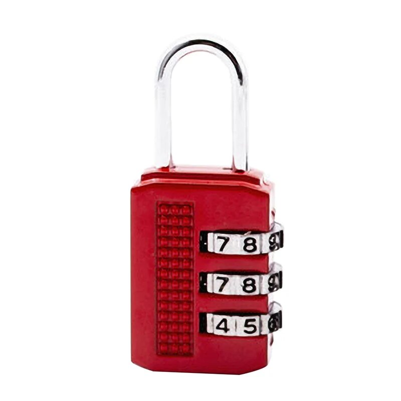 Кодовый замок 3 цифр для багажа Red