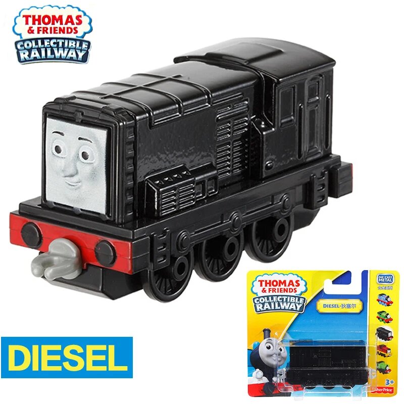 Металлический игрушечный поезд Thomas & Friends Черный, diesel