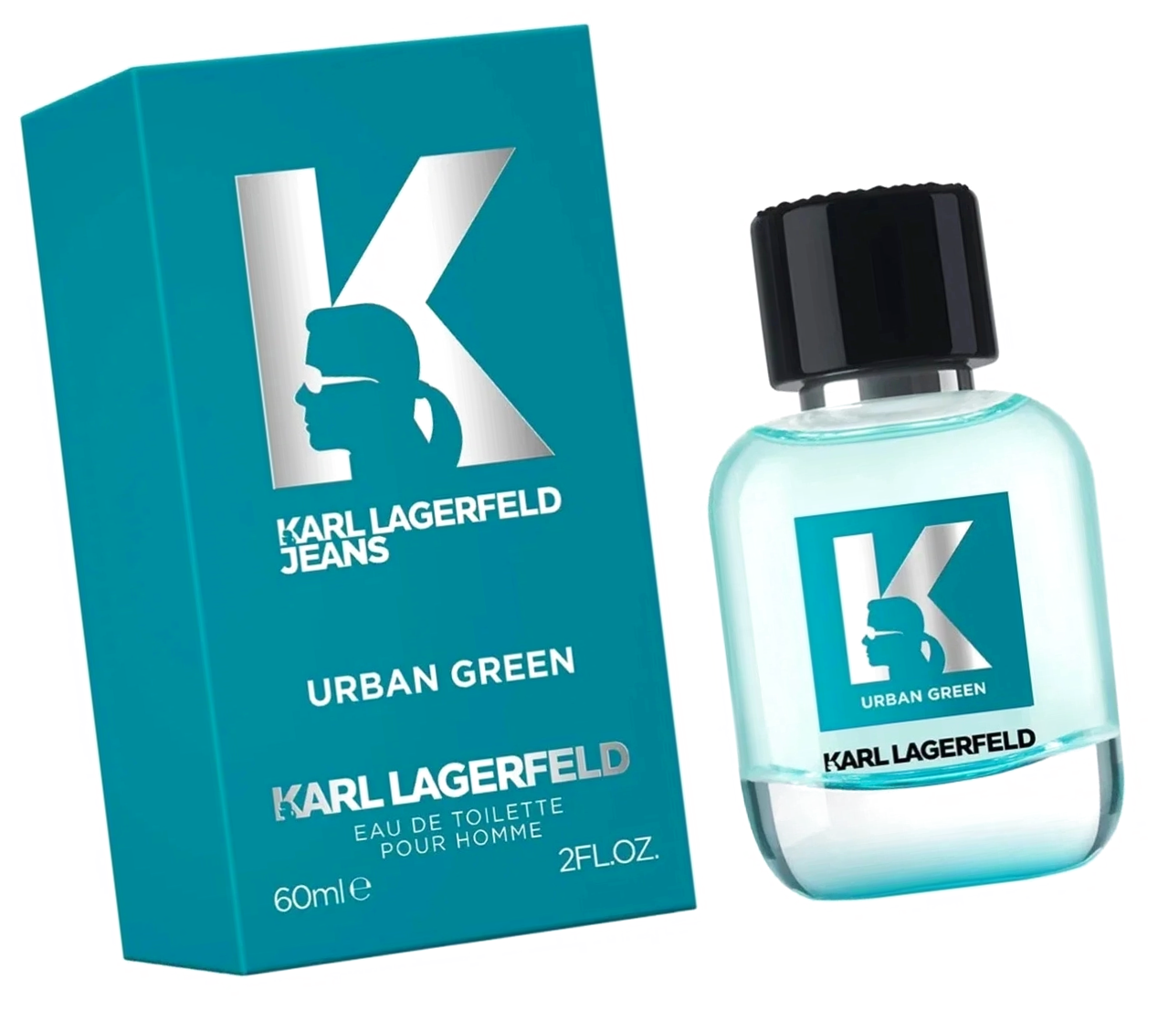 Eau de toilette для мужчин Карл Лагерфельд Джинс Урбан Грин 60 мл / Urban Green