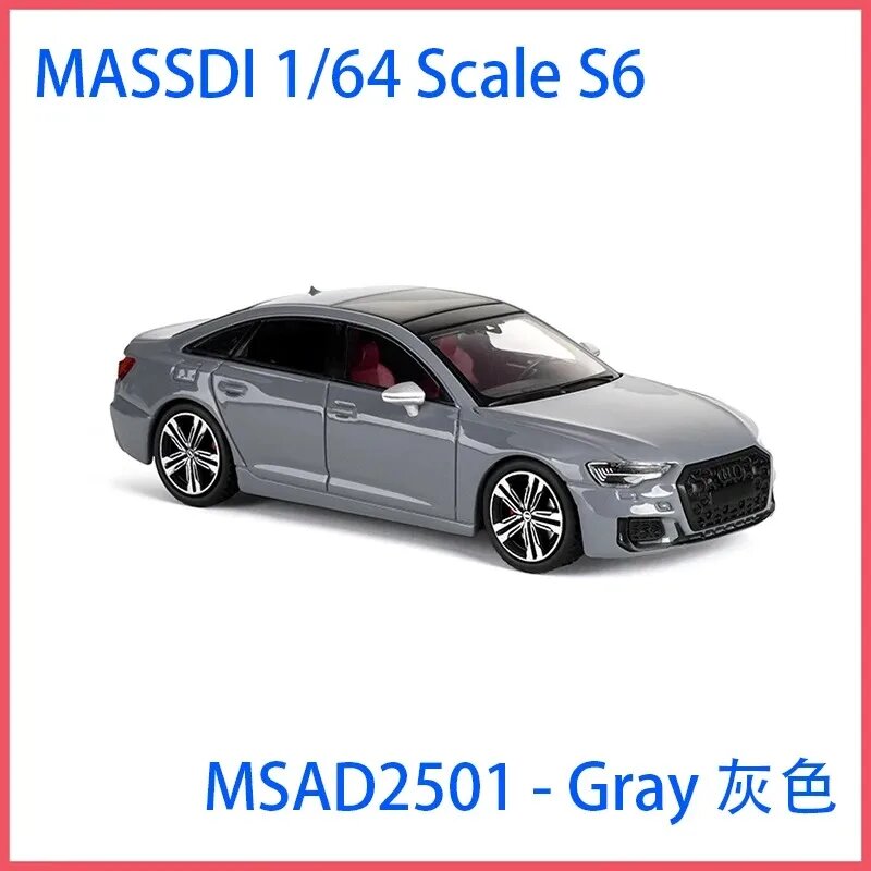 MASSDI Diecast S6 1/64 Серый, Gray