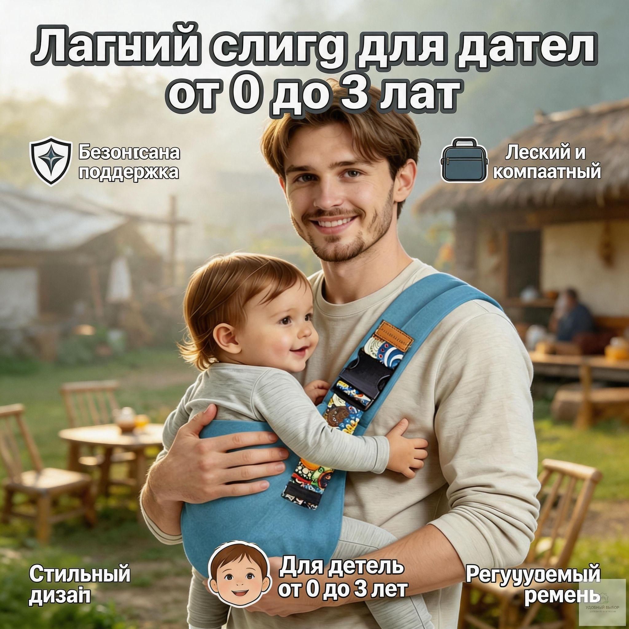 Переноска для младенцев однолямочный слинг, освобождает руки мамы для домашних дел, укачивания и кормления, всесезонная мягкая модель