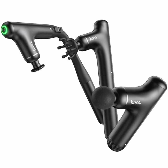 Массажёр перкуссионный Hoco HP55 3-in-1 Massager, черный
