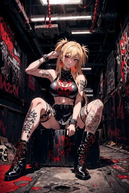 Эротичный постер Game Art Hote Girl Pin up
