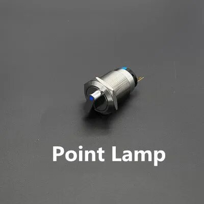 Металлический поворотный переключатель ZHRIVOER 3 Position Latching, Point, Yellow, 12-24V