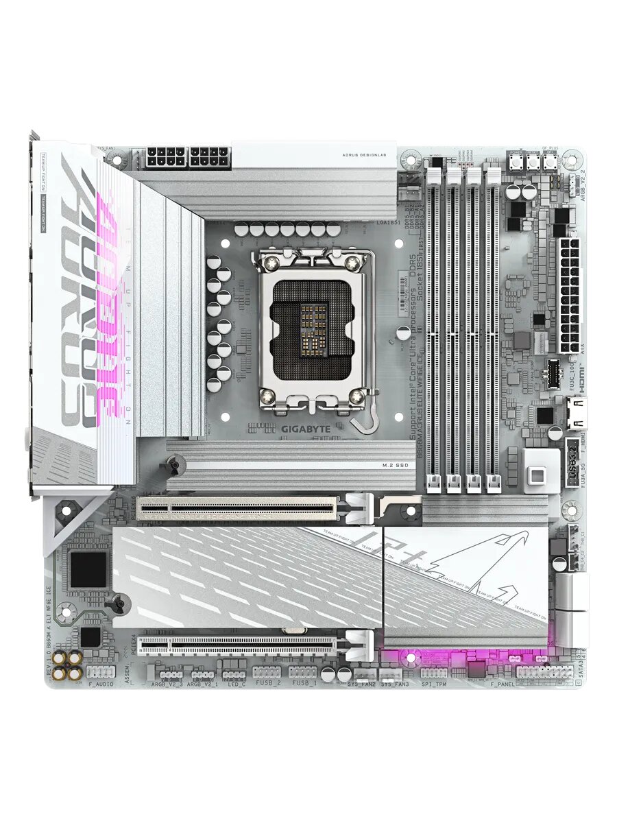 Материнская плата Gigabyte B860M A ELT WF6E ICE