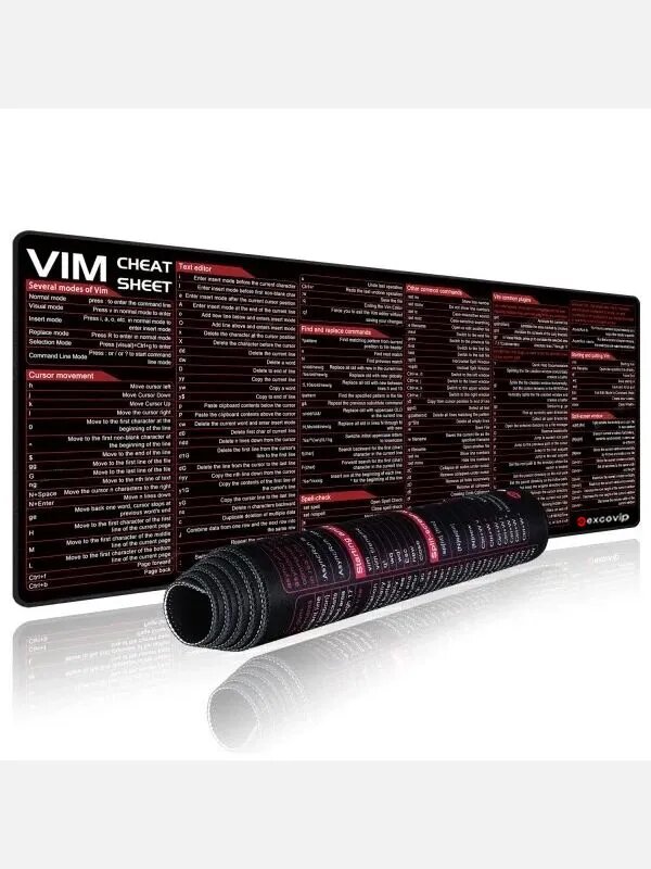Коврик для мышки Vim L, 800x300x2мм, сиреневый, нескользящая основа, прошитые края, ткань, каучук