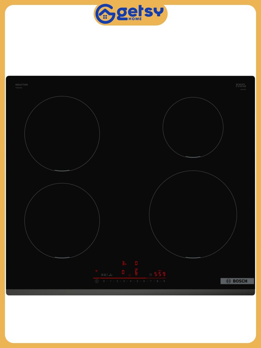 Встраиваемая индукционная панель BOSCH PIE631HB1E, официальная гарантия