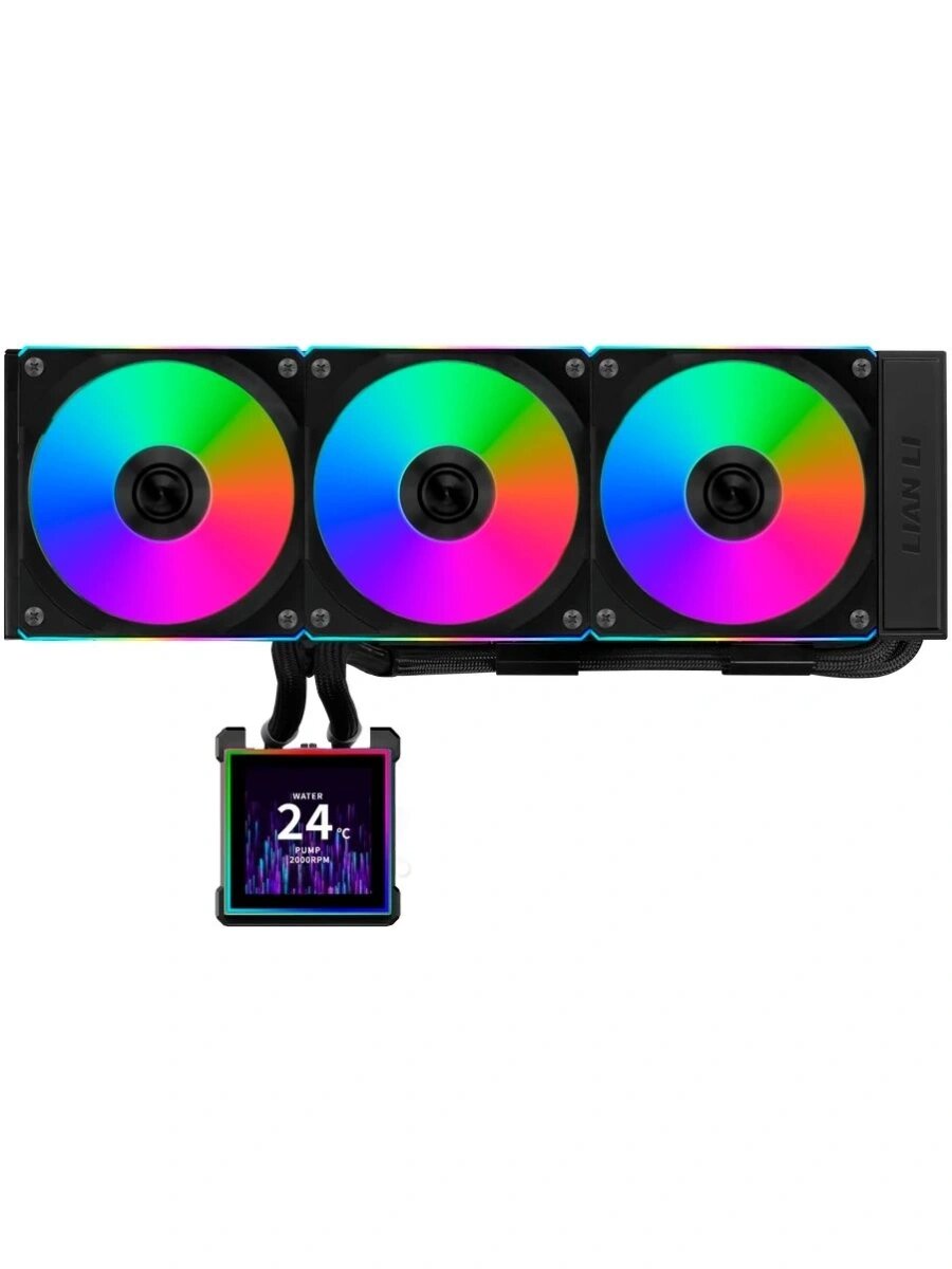 Система водяного охлаждения Lian-Li HydroShift II LCD-S 360CL ARGB Soc-AM5/AM4/1700/1851 черный 4-pi