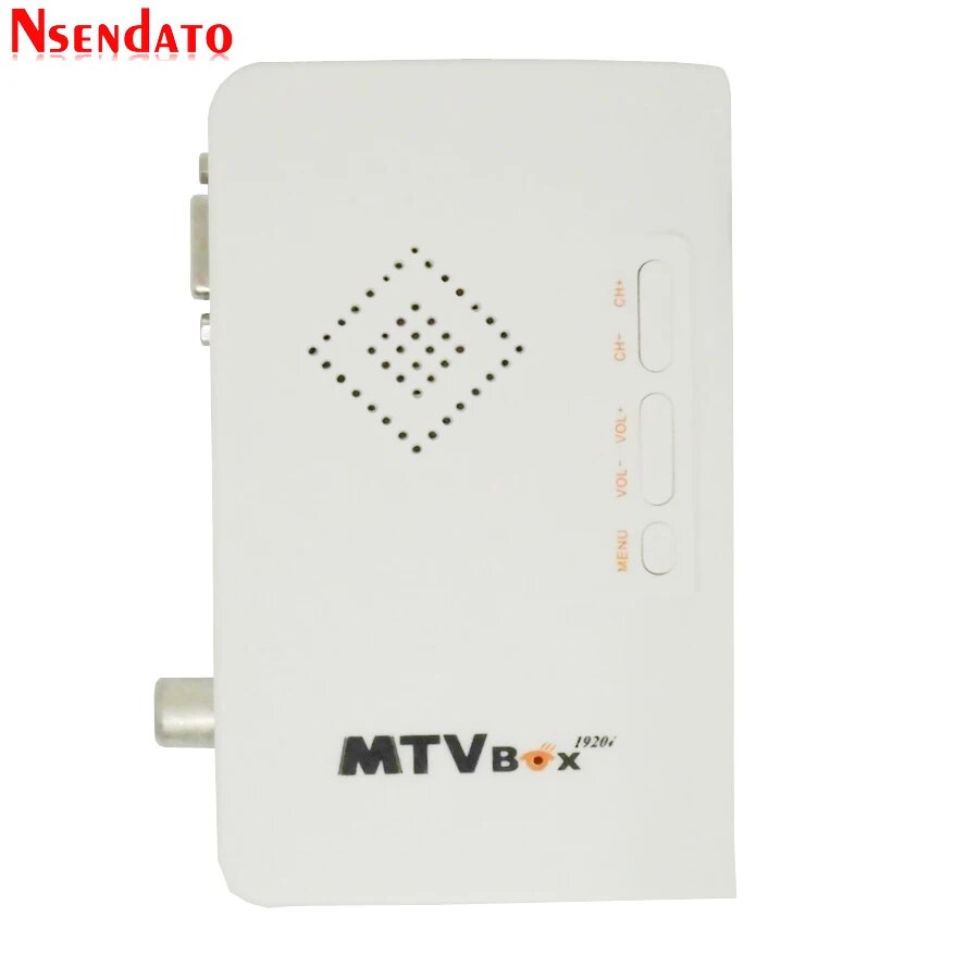 NSendato MTV Box AV-VGA, Black, EU Plug