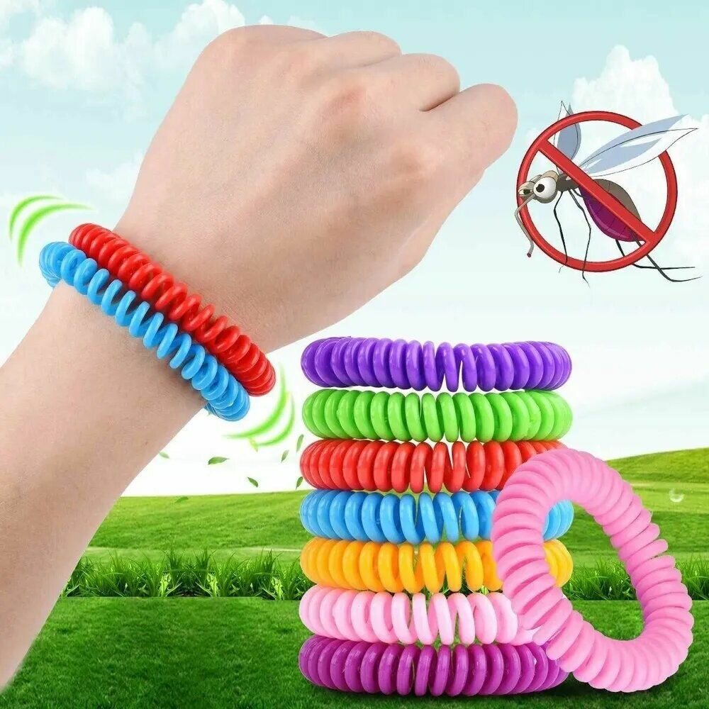 Браслет от комаров пружинка Mosquito Repellent bracelet, антимоскитный браслет для детей и взрослых, 1 шт.