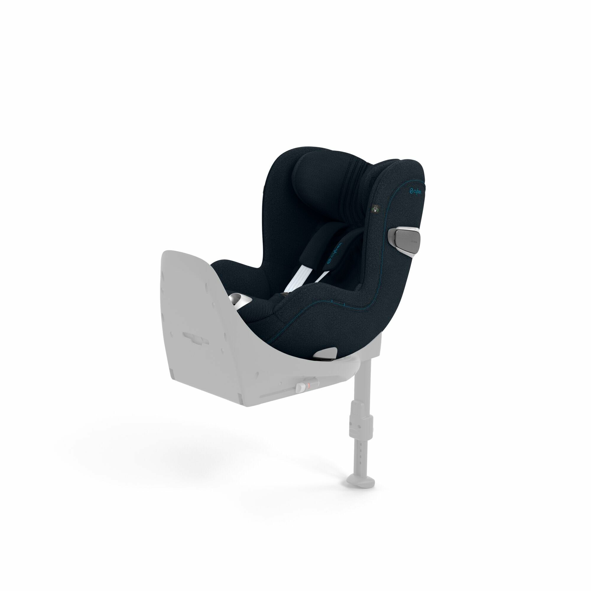 Детское автокресло Cybex Sirona T i-size цвет Plus Nautical Blue, крепление на базу изофикс (продается отдельно)