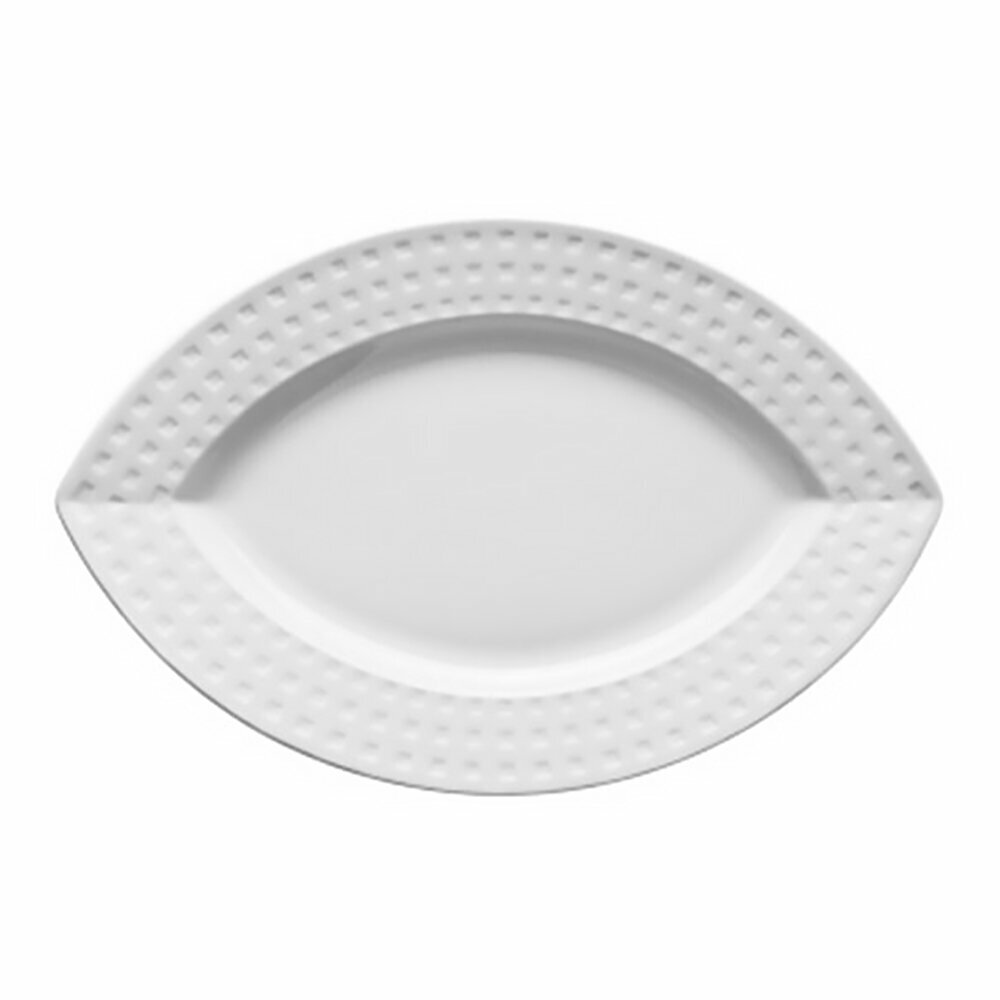 Блюдо овальное Satinique, 22.5 см, белое S0465/23259 Chef&Sommelier