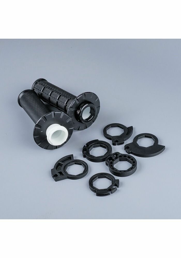 Грипсы (ручки руля) Lock-on, для SX SXF EXC TC TE KXF CRF YZF WR YZ RM RBIS BSE KAYO SSR TTR XR мотокросса и эндуро , мотоциклетные универсальные(чёрный)