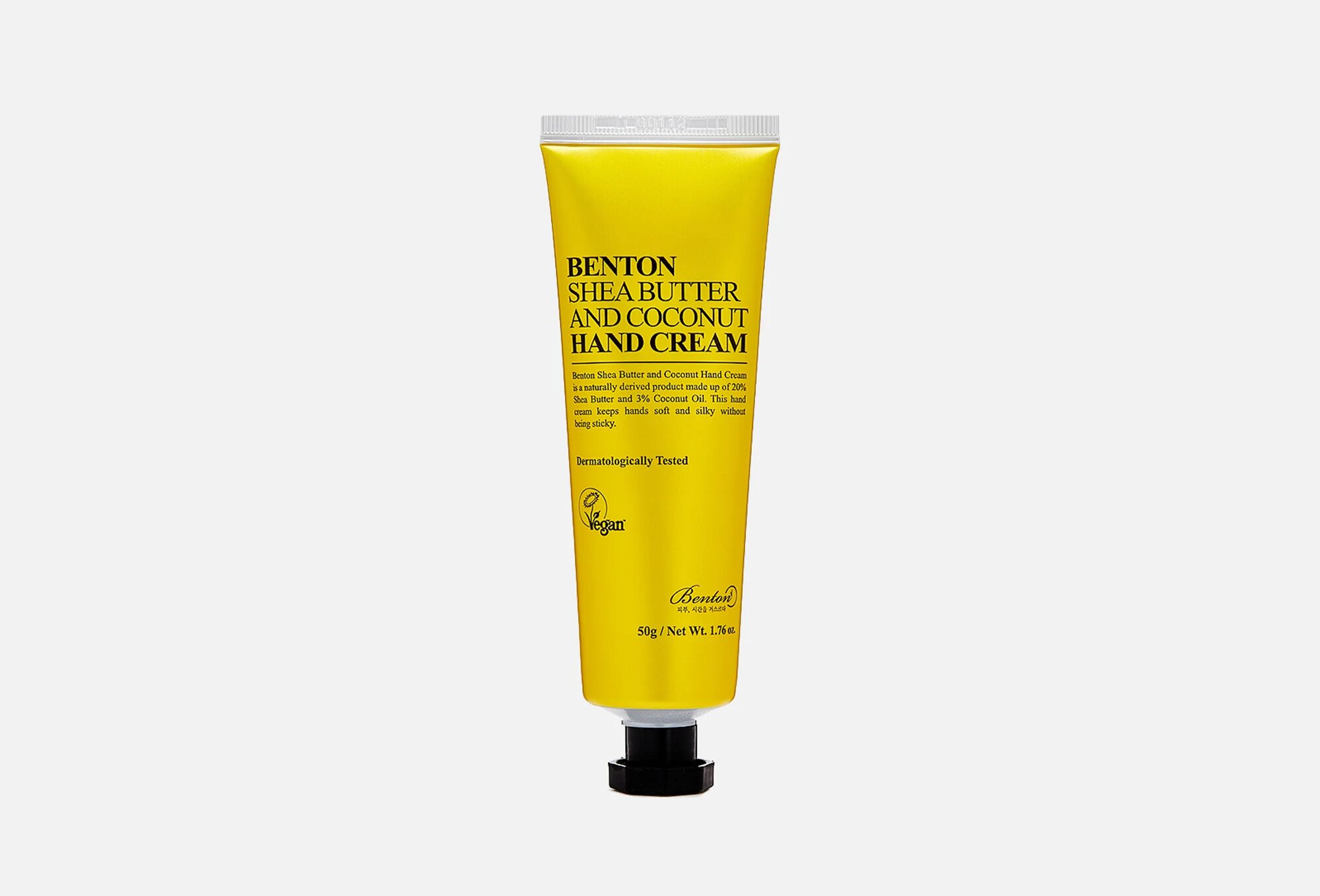 Крем для рук Benton Shea Butter & Coconut Hand Cream, питательный, 50г