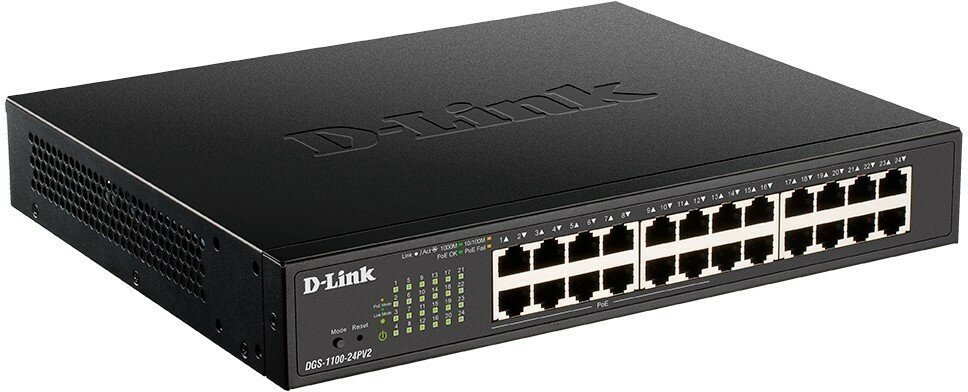 Коммутатор D-Link 24PORT 10/100/1000 DGS-1100-24PV2/A1A
