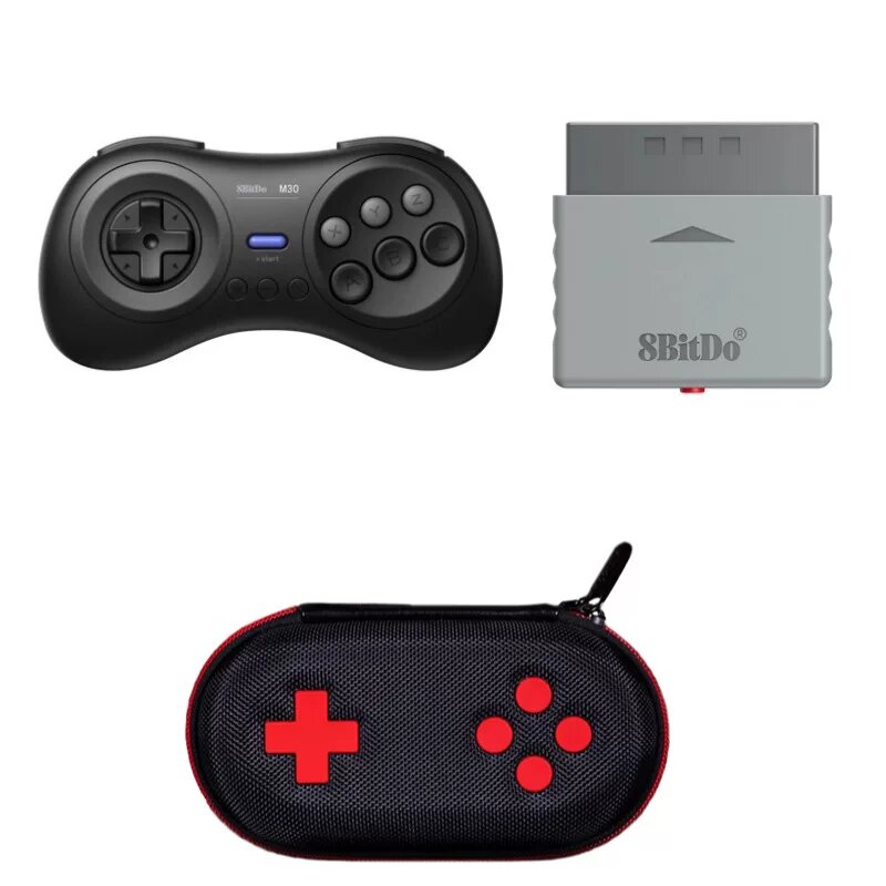 Беспроводной игровой контроллер 8BitDo M30 Bluetooth, многофункциональный Bluetooth-контроллер для Switch и ПК,