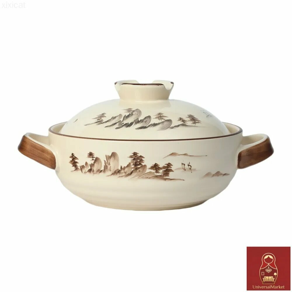 Кастрюля Кастрюля для супа, Керамика, 2,5 л, 1 шт