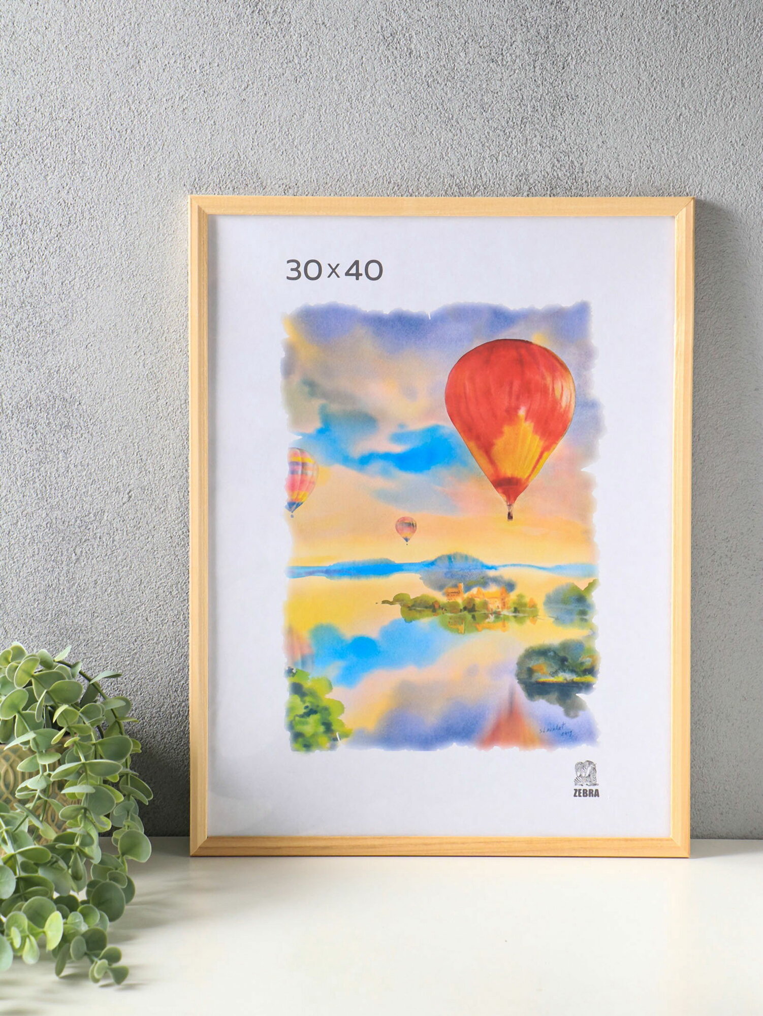 Фоторамка для фото 30x40 см, BONO, дерево, вид крепежа: подвес