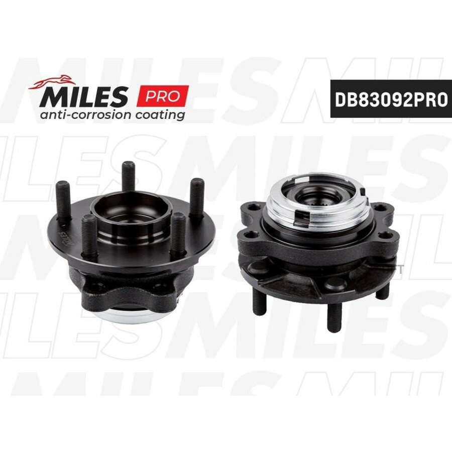 MILES DB83092PRO Ступица с подшипником передняя +ABS INFINITI FX S51/G V36/M35/37/45/Q50/QX50/70 05- AWD. ()