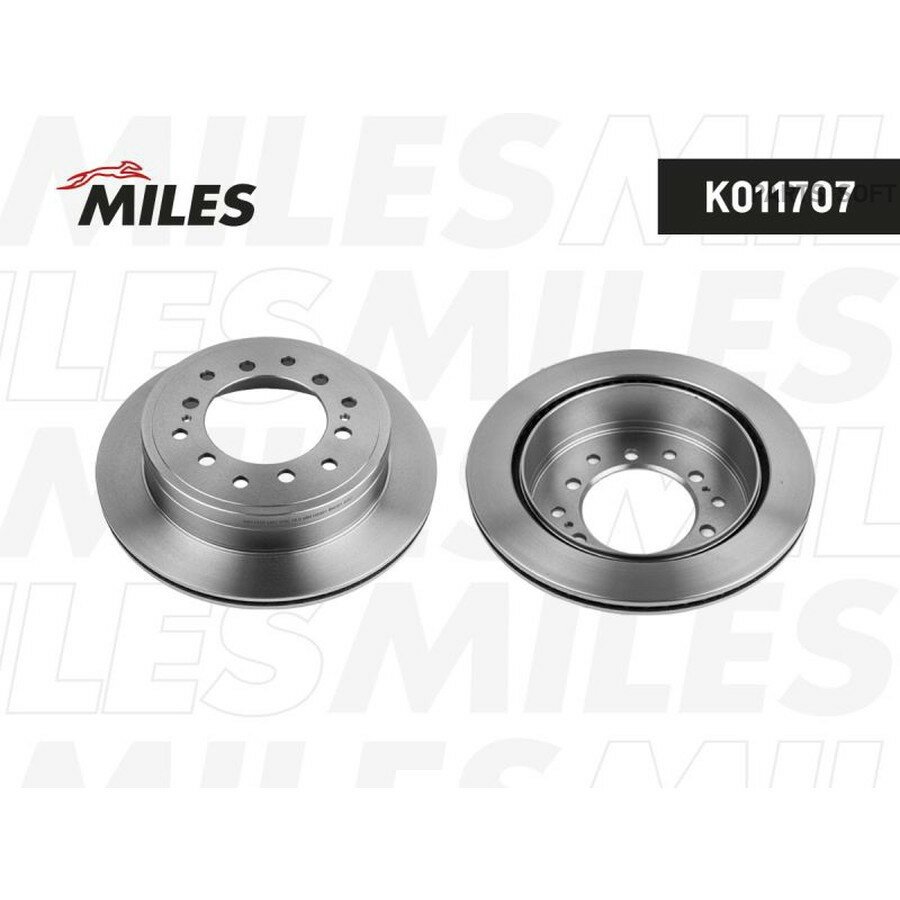 MILES K011707 Диск тормозной TOYOTA LAND CRUISER 150 05- задний ()