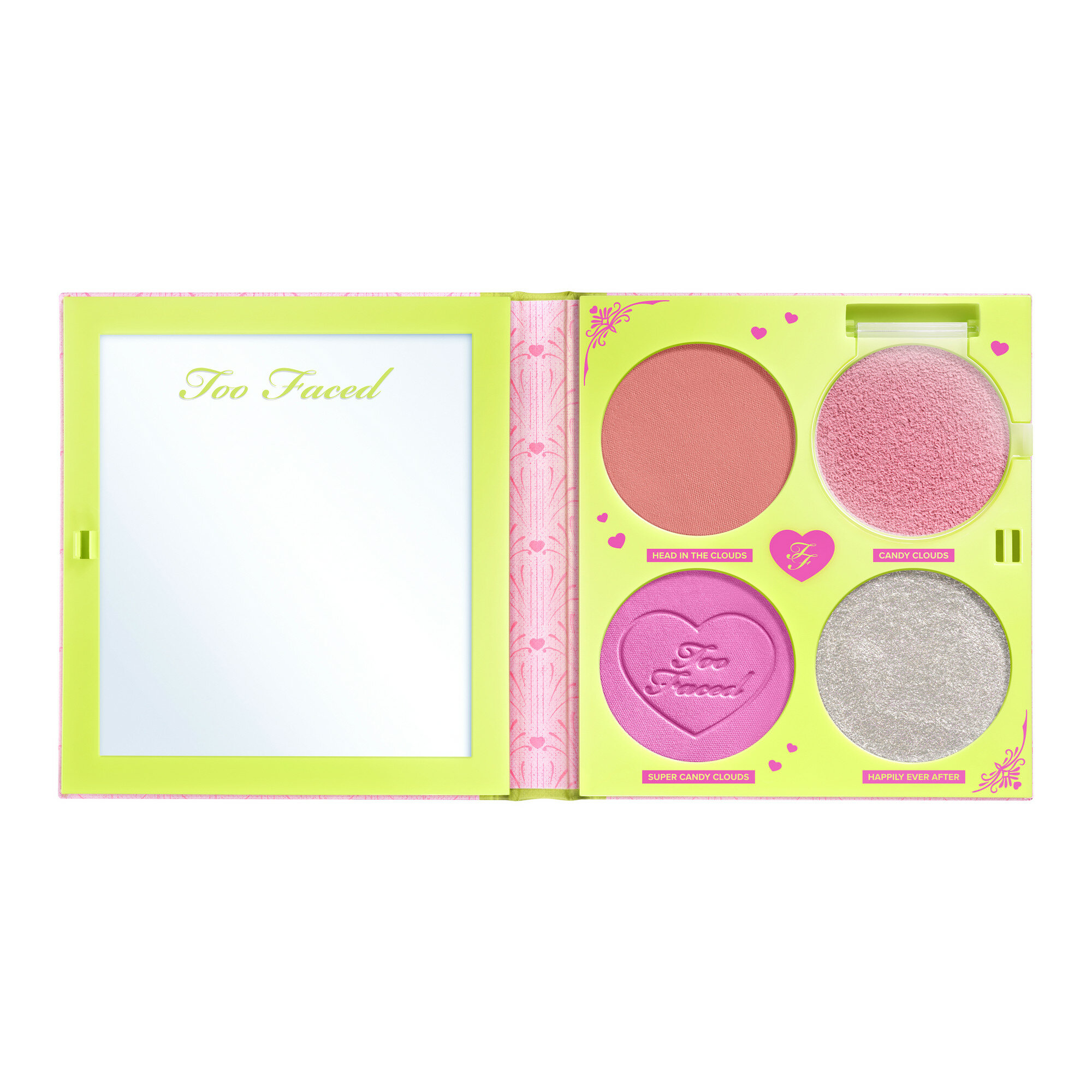 TOO FACED FAIRYTALE CRUSH: BLUSH&HIGHLIGHTER SET Палетка румян и хайлайтера для лица