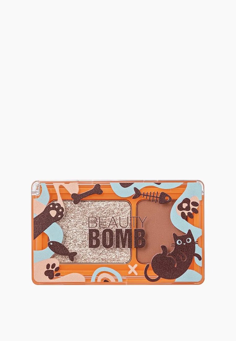 Beauty Bomb Палетка теней из 2 цветов 3.4 г 03 kitty café