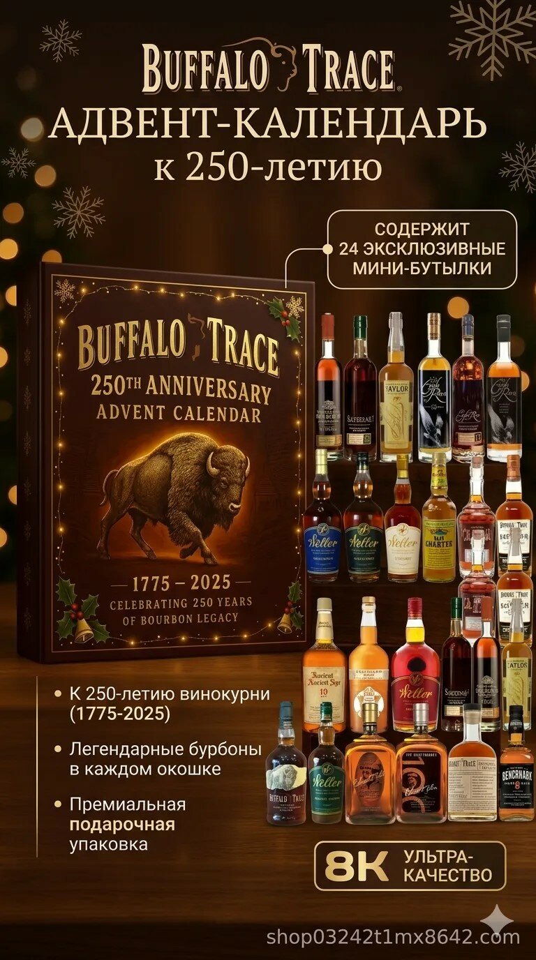 Адвент-календарь Buffalo Trace Коллекционный набор