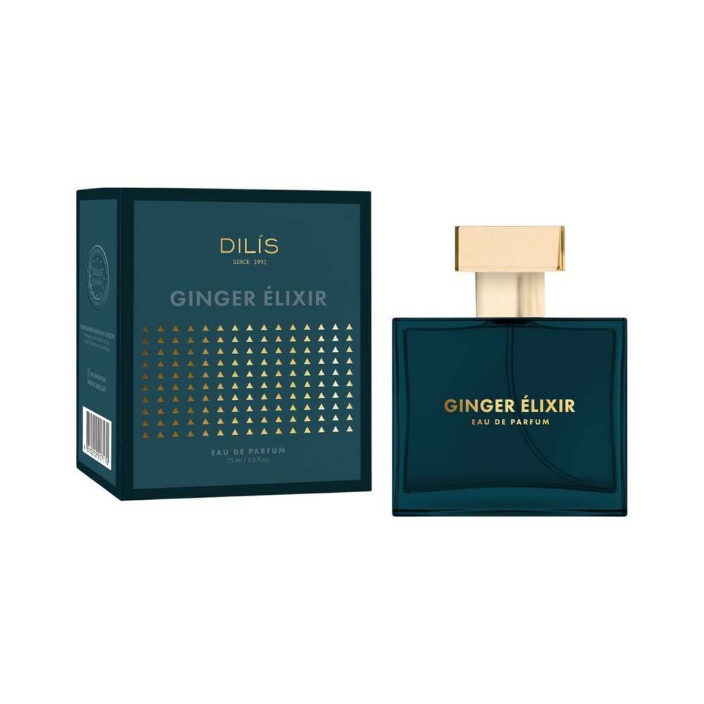DILIS NATURE LINE Парфюмерная вода мужская Ginger Elixir 75 мл