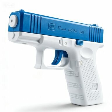Водяной пистолет Glock 17 Gen5 AUSTPIA 9x19 100 мл, 6 цветов, прочный ABS-пластик, для активных игр