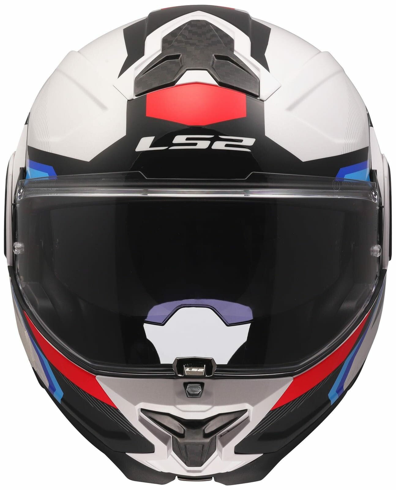 DECATHLON шлем защитный LS2 FF910 Advant II Triple, белый/синий/красный, 55-56 см
