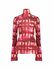 Топ ELLERY Abstract-print long-sleeve top, размер 42, Rouge Red