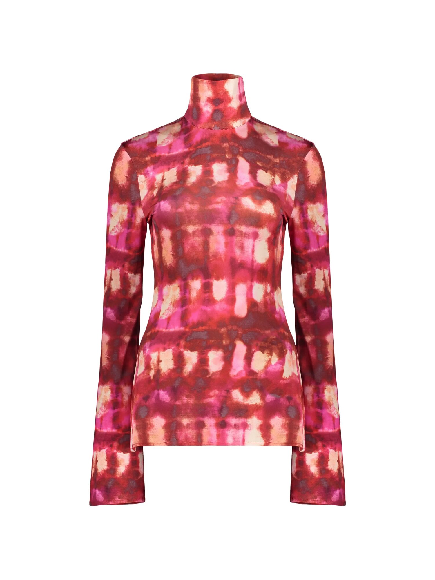 Топ Abstract-print long-sleeve top