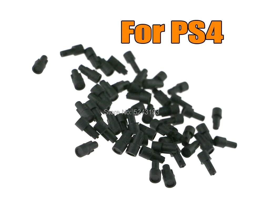 Набор из 10 черных силиконовых кнопок сброса для контроллера PS4