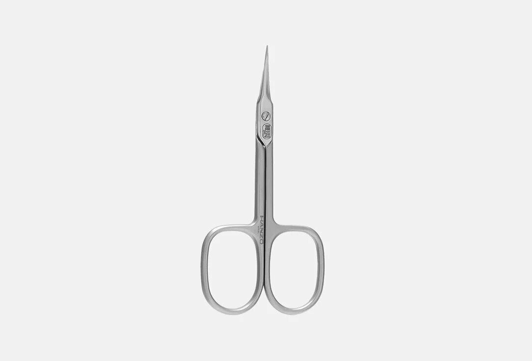 Hanzo Steel Cuticle Scissor 96mm silver Ножницы для кутикулы 1 шт
