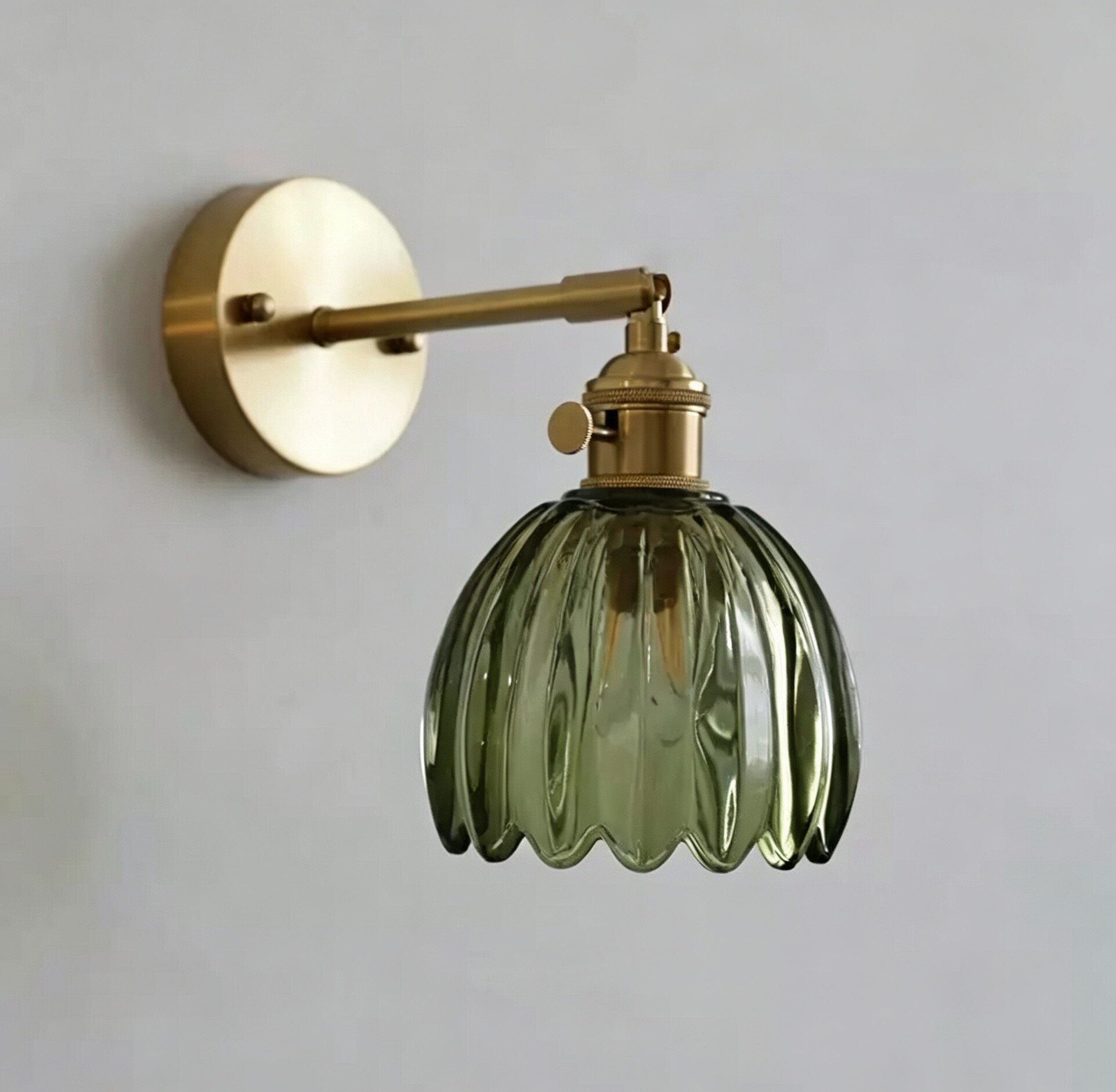 Настенный светильник WGNUUC цветочный стеклянный, Bulb not included, B4