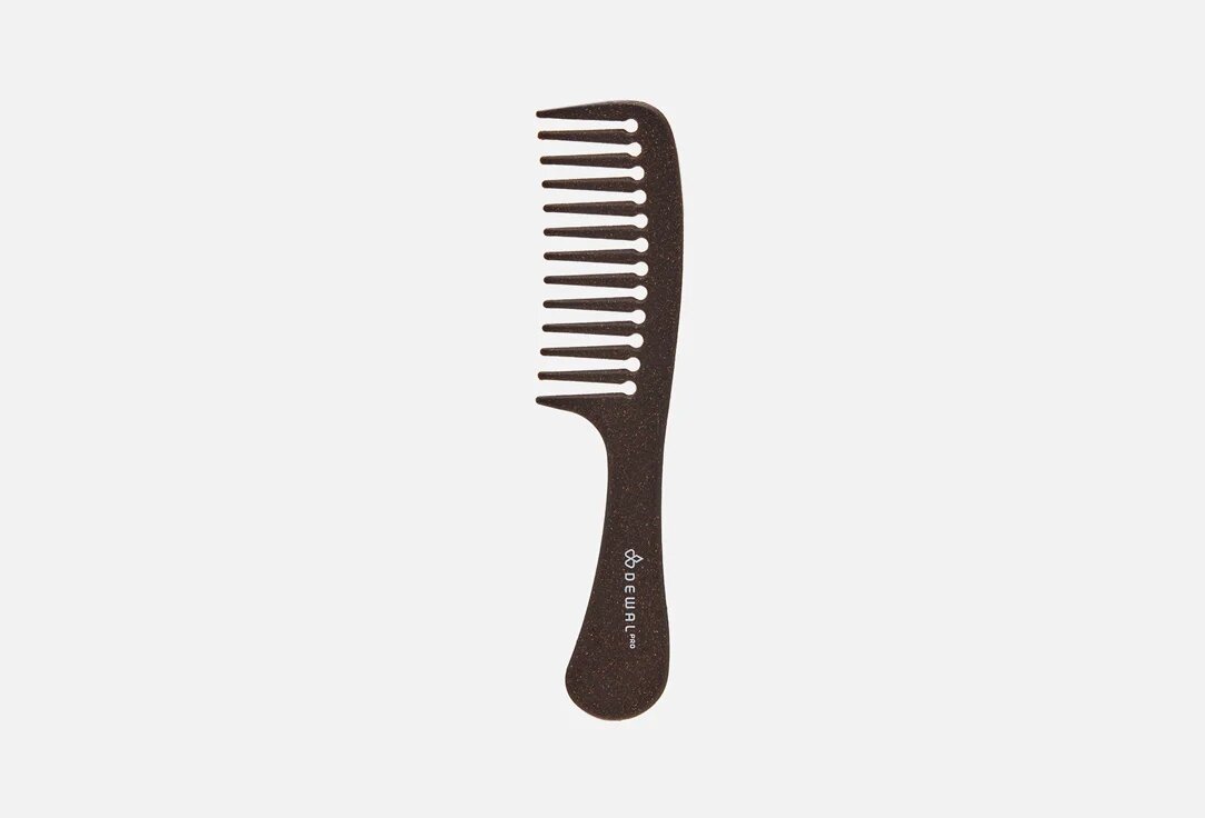 Dewal ECOLOGY brown широкий Гребень для волос 1шт