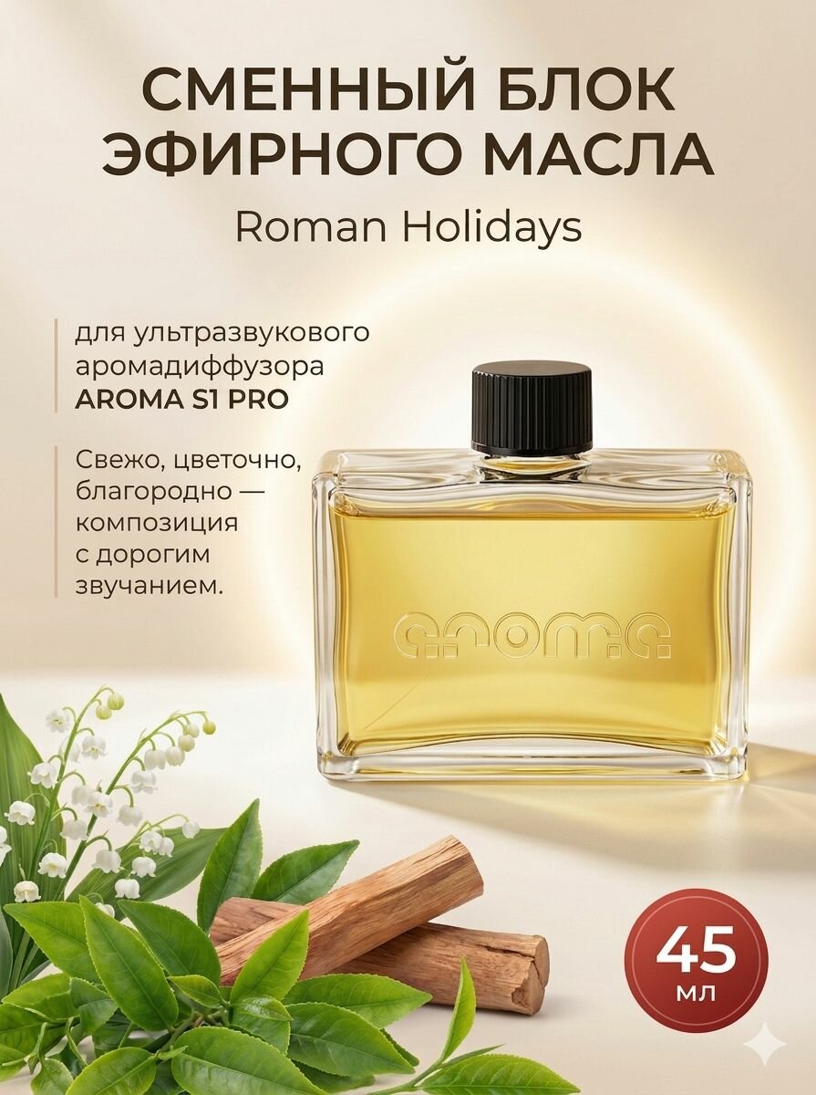 Сменный блок масло для диффузора S1 PRO Roman holidays