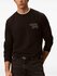 Толстовка CALVIN KLEIN Logo-print sweatshirt, размер 52 EU, , черный