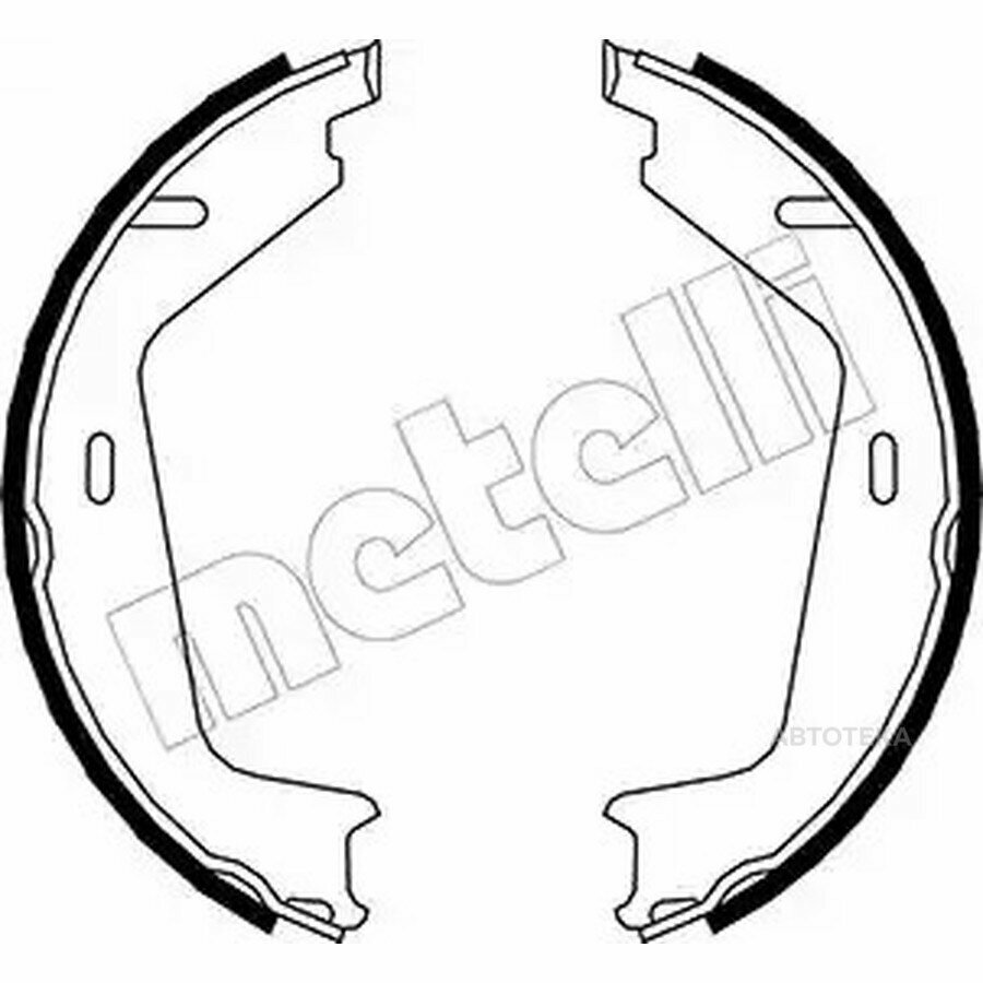 Колодки тормозные барабанные METELLI 530479