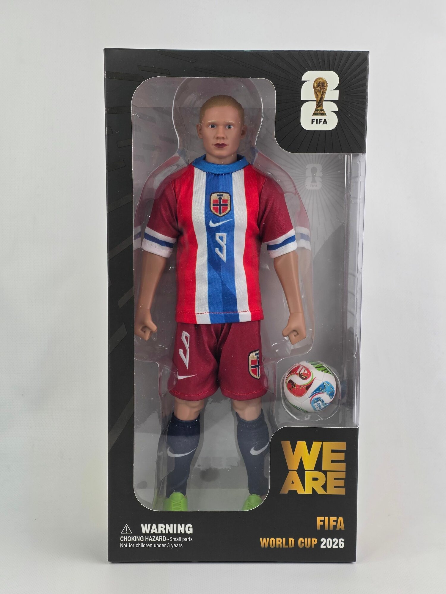 Фигурка футболист Эрлинг Холанн Football star Haaland (Manchester City jersey) 35 см
