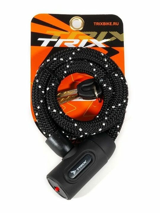 Замок противоугонный TRIX LK-TX-101316KEY-BK