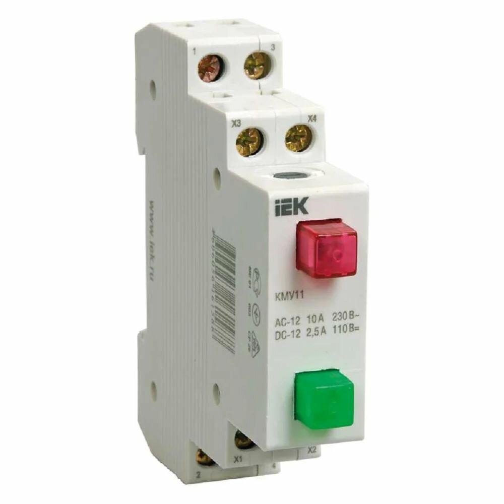 Модульная кнопка управления IEK, КМУ11, ИЭК MBD10-11-K51