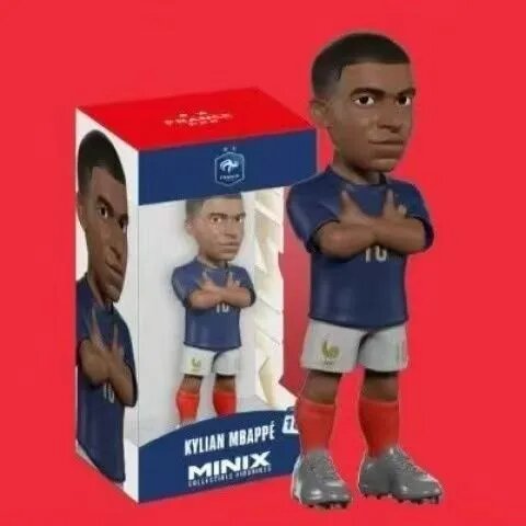 MINIX Фигурка футболиста Килиан Мбаппе, 12 см, коллекционная