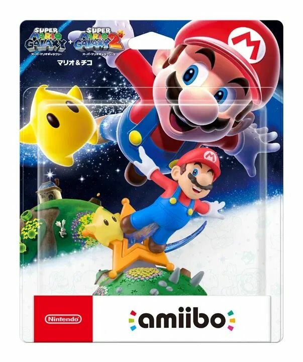 Фигурки Nintendo Amiibo Марио и Лума (Super Mario Galaxy 1+2)