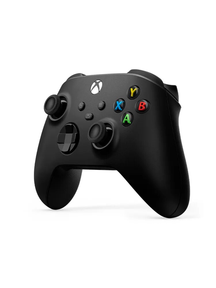 Microsoft Геймпад Xbox Wireless Controller - Carbon Black, Bluetooth, Проводной, черный — фото 1