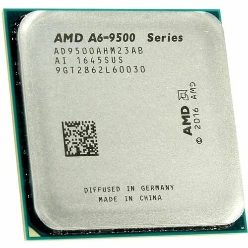 Процессор CPU AMD A6-9500 OEM (AM4, 3.5GHz up to 3.8GHz/1Mb, 2C/2T, Bristol Ridge, 28nm, 65W, Radeon R5 Series)