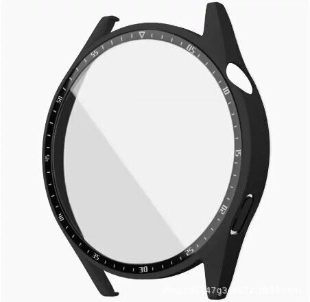 Чехол для умных часов Huawei Watch GT3 42 мм с гравировкой, черный, аксессуар для умных часов