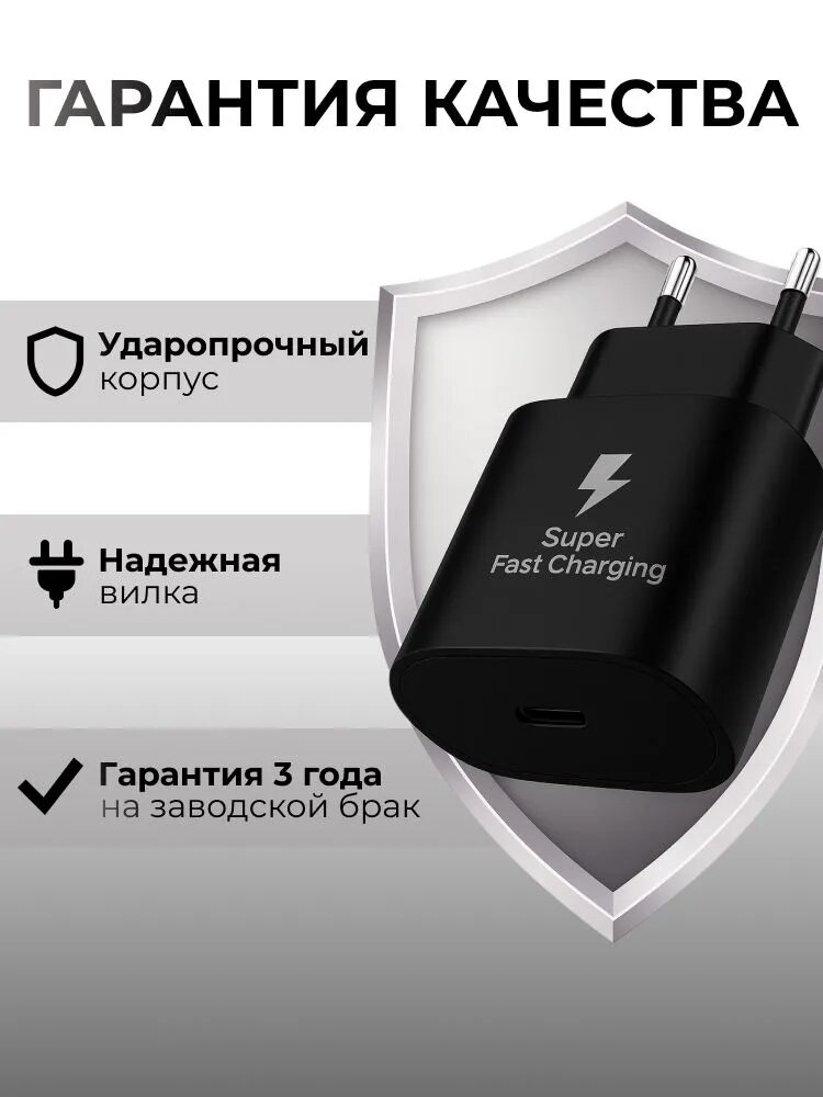 Блок питания 45Вт Type-C быстрая зарядка