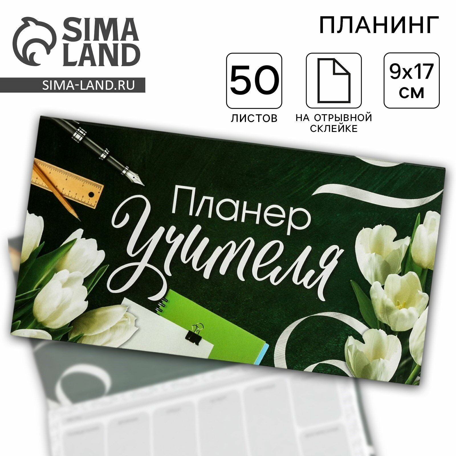 Планер с отрывными листами, 50 л, мини "Планер Учителя", тематика праздника: 1 сентября